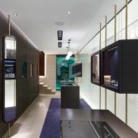 China T5 LED Diamond Jewelry Store Furniture 15mm MDF for sale