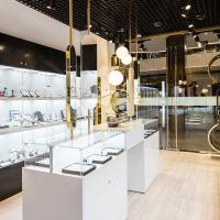 China 3D Jewellery Shop Counter Display 1200*600 EPE Foam Packaging Design With Logo for sale