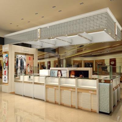 China 1200*630mm Watch Display Cabinet 10mm Tempered Glass Countertop Display Case for sale