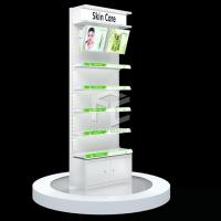 China 16mm MDF Free Standing Skin Care Display For Shop Monomer Design for sale