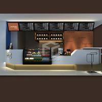 China OEM Modern Tea Shop Kiosk T4 Light Finished Laminate Surface for sale