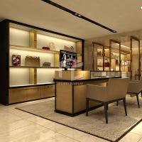China T4 LED Boutique Bag Store Display Showcase 8mm Tempered Glass for sale