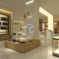 China EPE Foam Packaging Bag Display Shelf For Store Design ODM Spray Painted for sale
