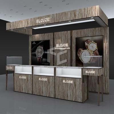 China OEM Watch Display Showcase 1200mm High Countertop Jewellery Display Cabinet for sale
