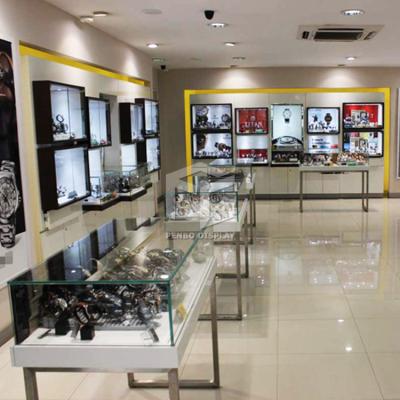 China 930mm Long Store Watch Display Showcase 5mm Thick MDF Multifunctional for sale