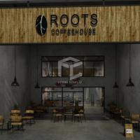 China 3mm MDF Coffee Shop Display EPE Cotton Packaging Coffee Shop Kiosk for sale