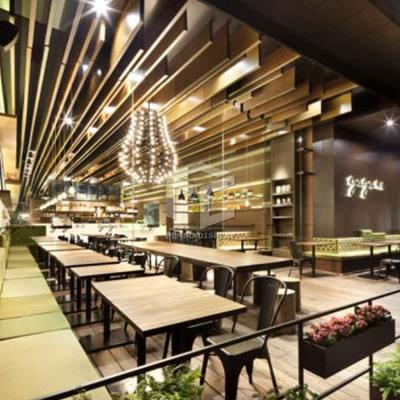 China 16mm Thick MDF Milk Tea Shop Counter Design OEM Equipped With Led Light for sale