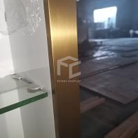 China 10mm Tempered Glass Skincare Display Shelves For Cosmetic Shop ODM for sale