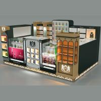 China OEM Skincare Display Shelves 12mm Thick MDF Cosmetic Shop Display for sale
