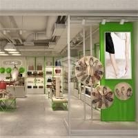 China CNC Processing Shoe Display Racks For Shop With Electroplate Stainless Steel for sale