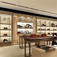 China T4 LED Retail Shoes Store Display Stands 3mm Thick MDF Made for sale