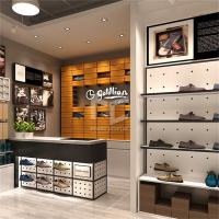 China Electroplate Shoe Display Racks EPE Foam Packaging Footwear Store Stand for sale