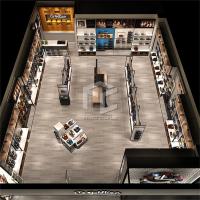 China T5 LEDShoe Store Display Furniture Powder Coating  Monomer Design for sale
