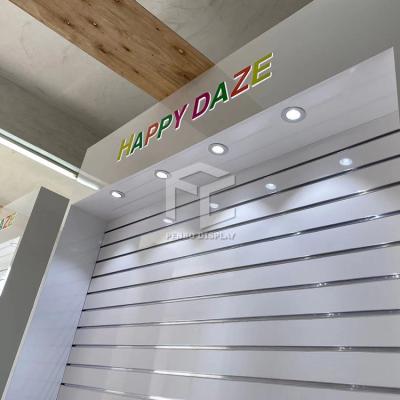 China Veneered Smoke Shop Furniture Monomer Design 3mm Thick MDF for sale