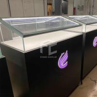 China 8mm Tempered Glass Museum Display Showcase Monomer Design for sale