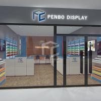 China 20mm Thick MDF Smoke Shop Furniture Spray Painted With Metal Halide for sale