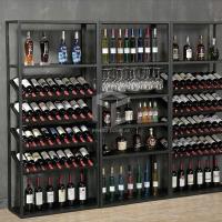 China OEM Wine Display Cabinet For Shop Equipped With T4 LED Lights for sale