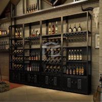 China Commercial Electroplate Wall Mounted Wine Rack Monomer Design EPE Foam Packaging for sale