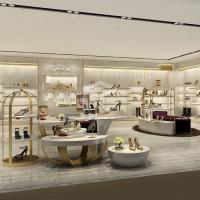 China Outstanding Design Electroplate Shoe Store Furniture For Shop ODM for sale