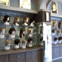 China ODM T5 LED Store Wall Mounted Wig Display Stick Veneering for sale