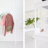 China Lady Clothing Shop Display Furniture Spay Painted Surface Effect for sale