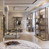 China MDF Metal Bag Display Showcases For Shopping Mall for sale