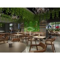 China ODM Coffee Shop Display 20mm MDF Spray Painted With Metal Halide for sale