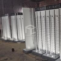 China Laminate Sunglass Wall Display Case For Optical Store for sale