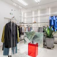 China Lady Garmen Metal Diplay Stands For Clothes Store Display Furniture for sale