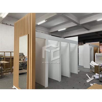 China Gold Metal Retail Clothing Shop Display Furniture Shop Fitting Racking for sale