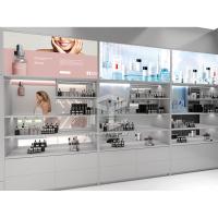 China Powder Coated Skincare Shop Display Furniture Retail Cosmetics Shop Decoration for sale