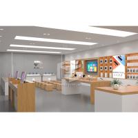 China OEM MDF Mobile Phone Display Shelf Cellphone Accessories Retail Store Stand for sale