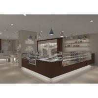China Laminate White Sweet Shop Display Fittings Candy Store Furniture Counter for sale