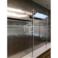 China CNC Clothing Display Rack Powder Coated Display Store Furniture for sale