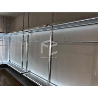China CNC Clothing Display Rack Powder Coated Display Store Furniture for sale