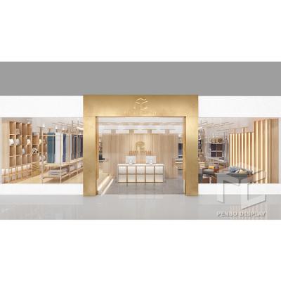 China Home Textile Shop Display Furniture Retail Clothes Homeware Store Interior Design for sale