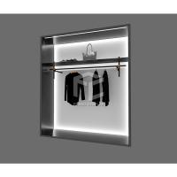 China Customized Spay Painted Clothing Shop Display Furniture Garment Store Interior Design Counters Fittings for sale