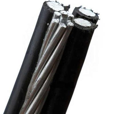China 600v Quadruplex Service Drop Cable Wire PE Or XLPE Insulation for sale