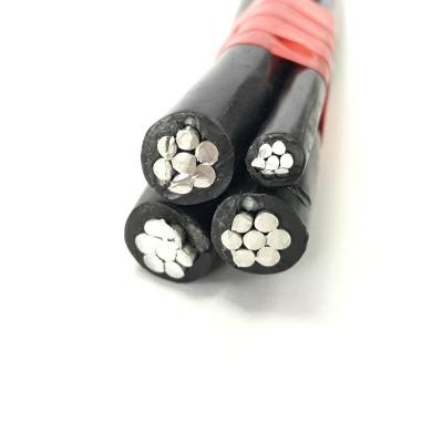 China 0.6-1kv Overhead Insulated Cable Quadruplex Service Drop Cable for sale