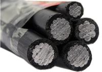 China 16mm² 25mm² 50mm² Aluminum XLPE Insulated Aerial Bundle Cable IEC 60502-1 Certified for sale