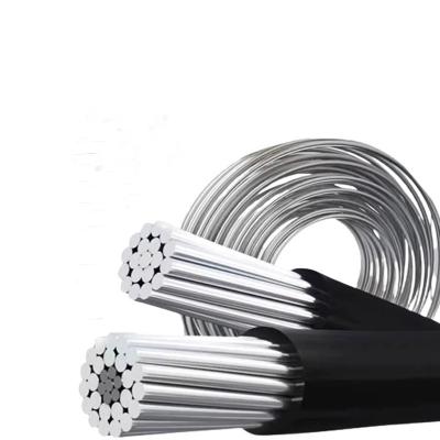 China Flexible ABC Cable 2x16 mm² 2-Core Low Voltage Aluminum Conductors XLPE PVC PE for sale