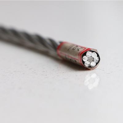 China Steel Core Aluminum Stranded Wire For Overhead Transmission Lines Aluminium Conductor Steel Reinforced Easy To Install for sale