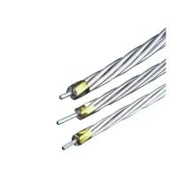 China Anti Corrosion Steel ACSR Conductor Power Transmission Line Low Maintenance For Substation Connections for sale