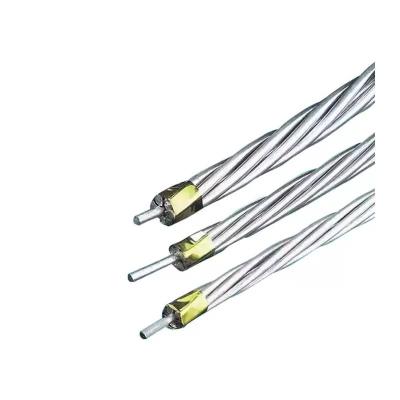 China Anti Corrosion Steel ACSR Conductor Power Transmission Line Low Maintenance For Substation Connections for sale