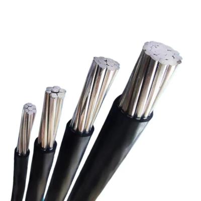 China Overhead Aluminium Conductor XLPE Insulated Electric Cables Quadruplex Duplex Triplex Drop Electrical Wire Cable for sale