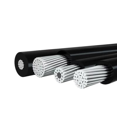 China Aluminum Core Power Cable With PVC And XLPE Insulation Overhead Single Core Cable Overhead Insulated Cable for sale