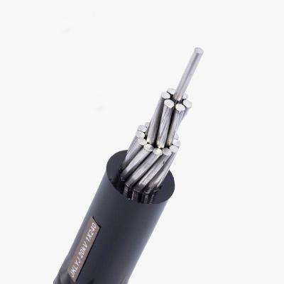 China PVC Jacket Electric Power Cable 1KV Aerial XLPE Insulated Aluminum Single Core For LV Power JKLGYJ Overhead Cable for sale