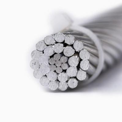 China Bare Conductor ACSR/AW/AS - Aluminum Conductor Aluminum Clad Steel Reinforced Low Voltage Construction Single Wire Cable for sale
