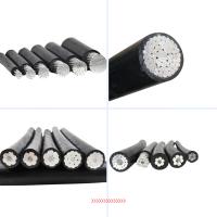 China Overhead Use 0.6/1kV ABC-Aerial Bundled Cable Aluminium XLPE Insulated Industrial Mining Use IP68 Rated 16mm 25mm 50mm for sale