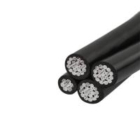 China Solid PE Insulated Overhead Electric Power Cable Wires Copper Stranded Conductor IP67 Rated 1KV-10KV for RoHS for sale